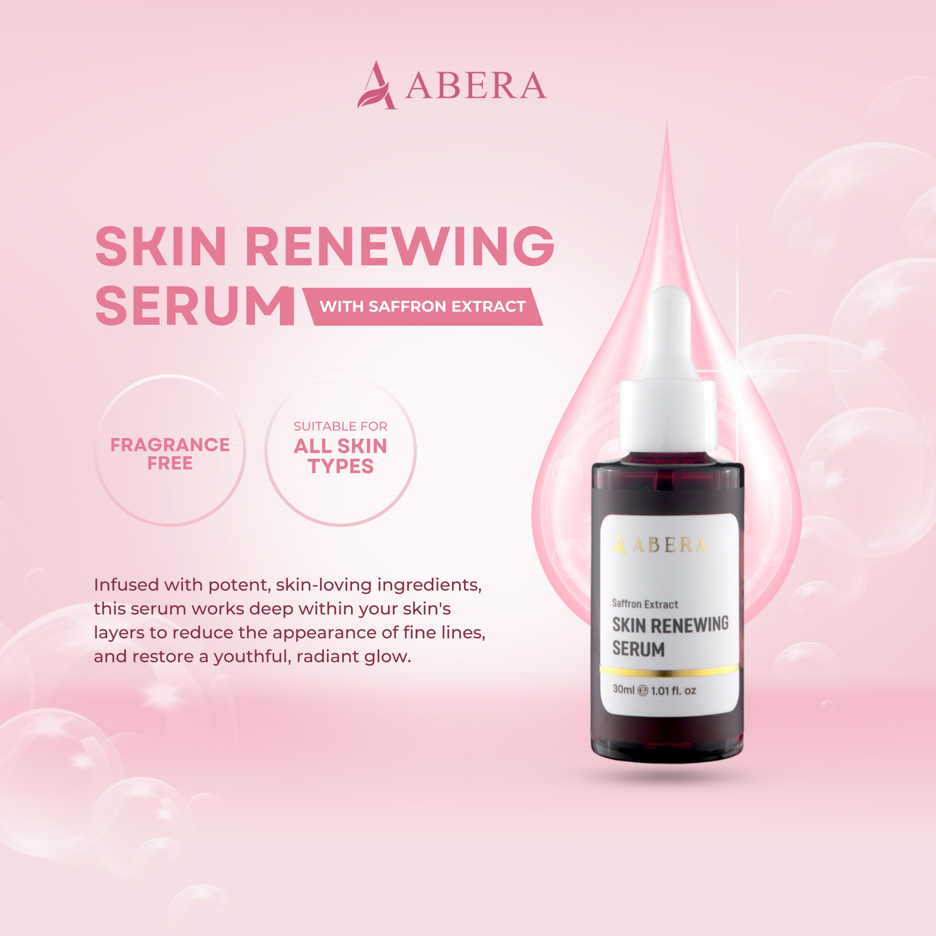 Abera Skin Renewing Serum 1.01 fl Oz. – Abera.us